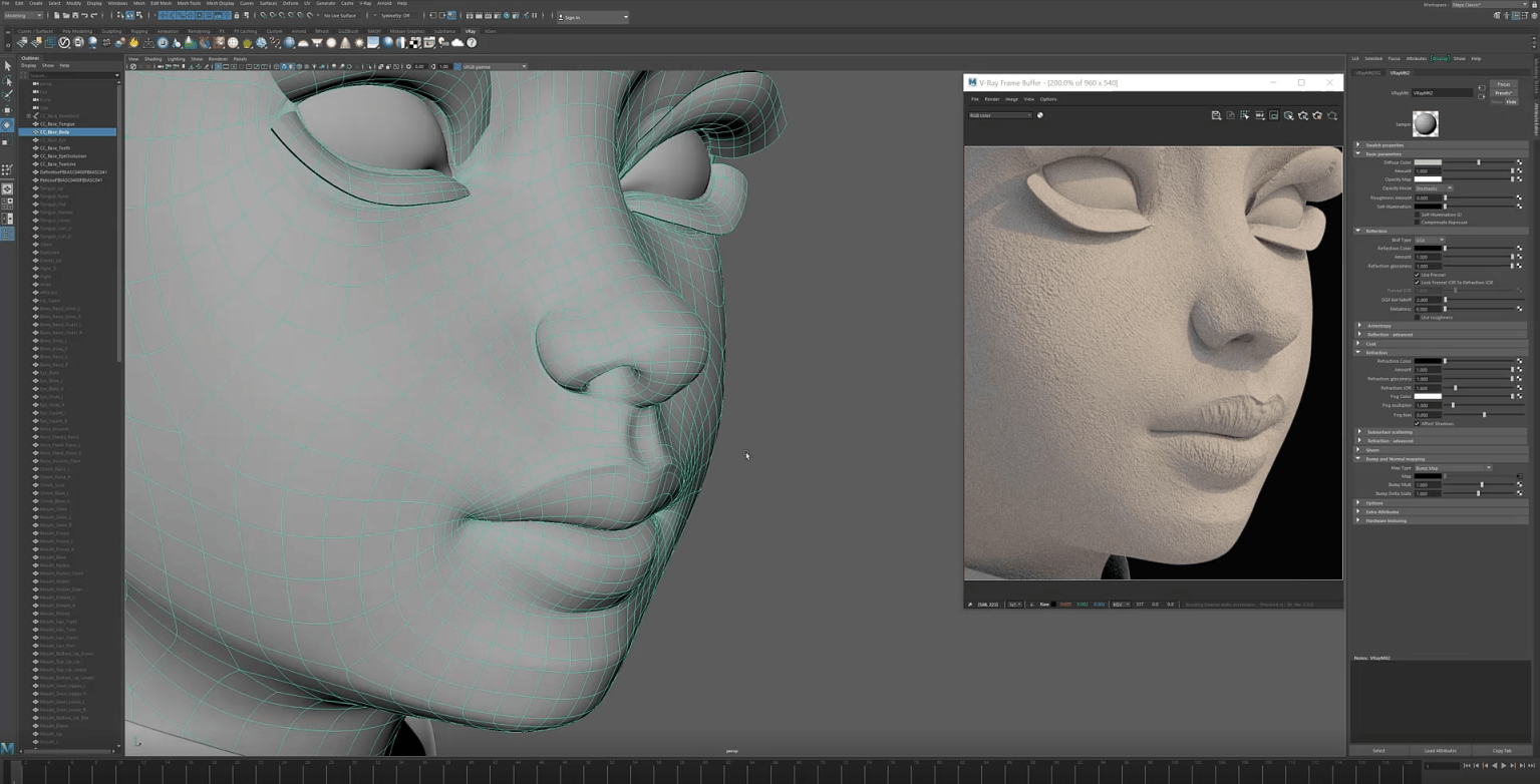 Pixar Style Character Creation with Character Creator, Maya and V-Ray ...