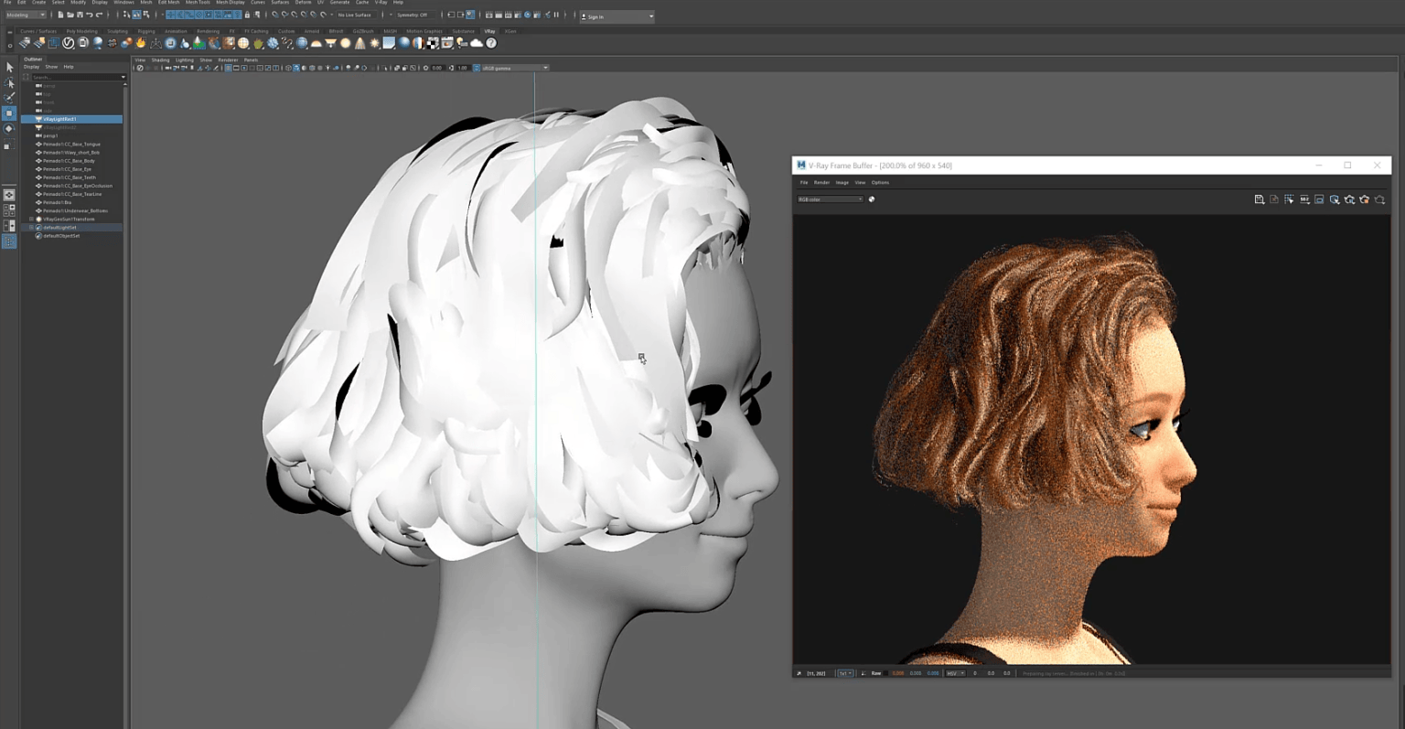 Pixar Style Character Creation with Character Creator, Maya and V-Ray ...