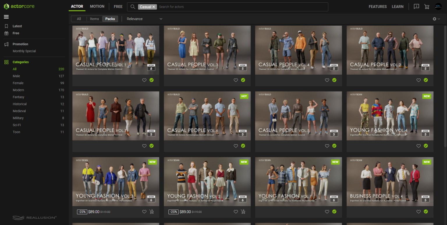Reallusion Releases ActorCore Library for NVIDIA Omniverse - Reallusion ...