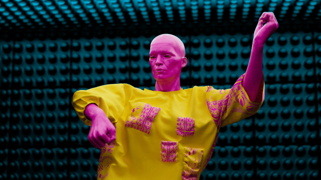 Combining club culture, techno music, and character animation with ...