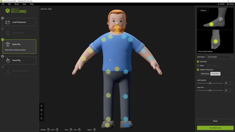 Want accurate auto-rigging for characters? Try AccuRIG - Reallusion ...