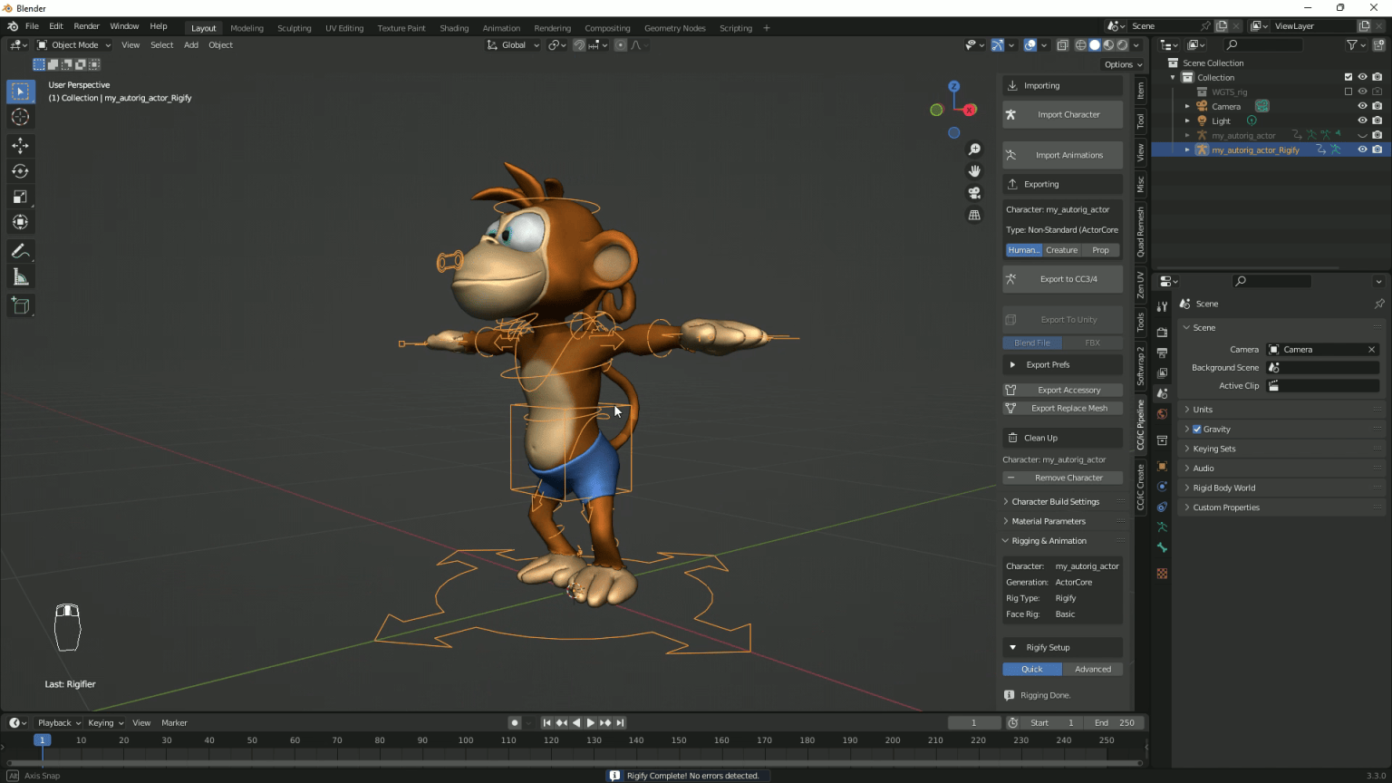 AccuRIG to Blender Pipeline: An Easy & Accurate Way to Auto-rig Any ...