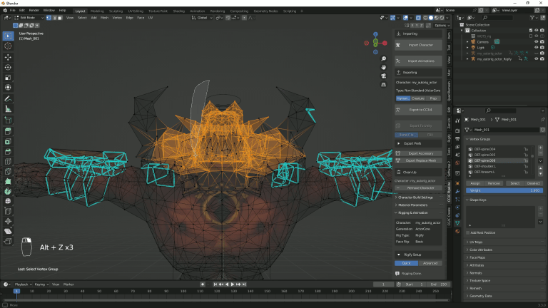 AccuRIG to Blender Pipeline: An Easy & Accurate Way to Auto-rig Any ...