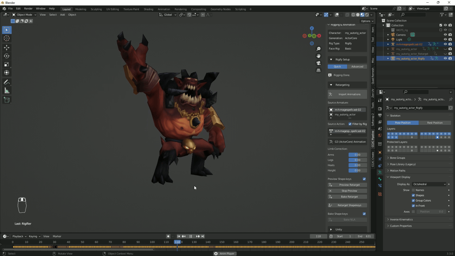AccuRIG to Blender Pipeline: An Easy & Accurate Way to Auto-rig Any ...