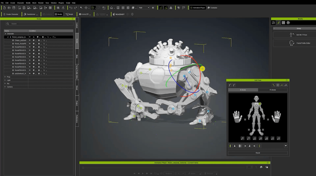 How to Auto Rig Cyborgs with Character Creator AccuRIG - Part 2 ...