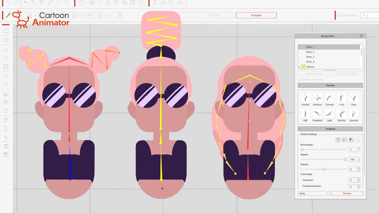 How to Enliven 2D Characters and Props with Spring Animation in Cartoon ...