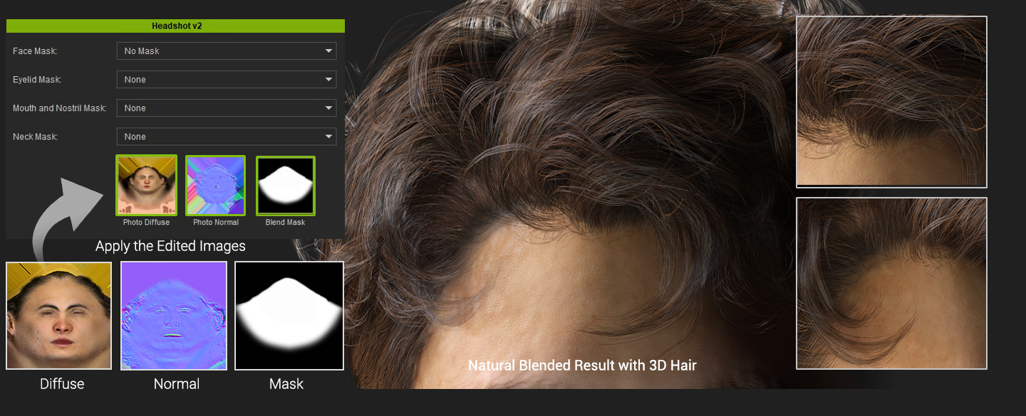 Announcing Headshot 2, the AI Enhanced Mesh-to-CC Plugin - Reallusion ...