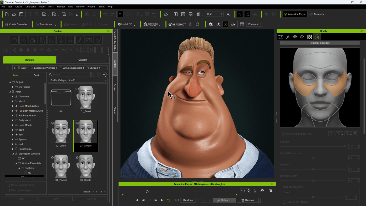 Generating Distinctive and Dynamic Wrinkles for Toon Characters ...