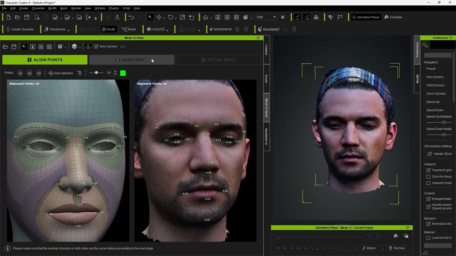Creating a Digital Double with Character Creator Headshot 2.0 for ...