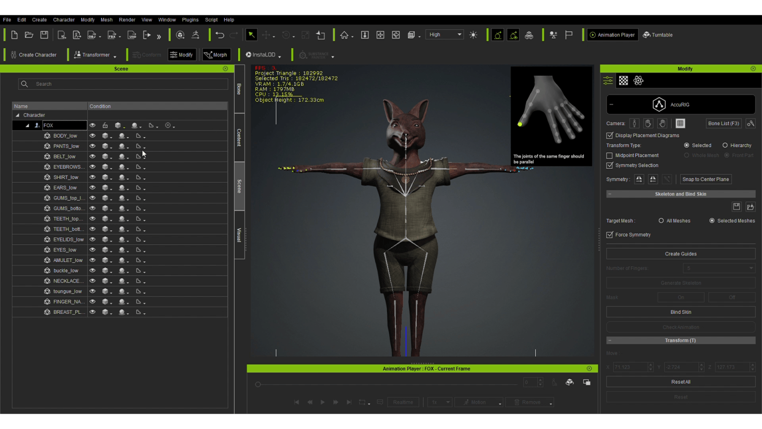 From AccuRIG to Custom Bone and Facial Blendshape Design - a Comprehensive Character Creator ...