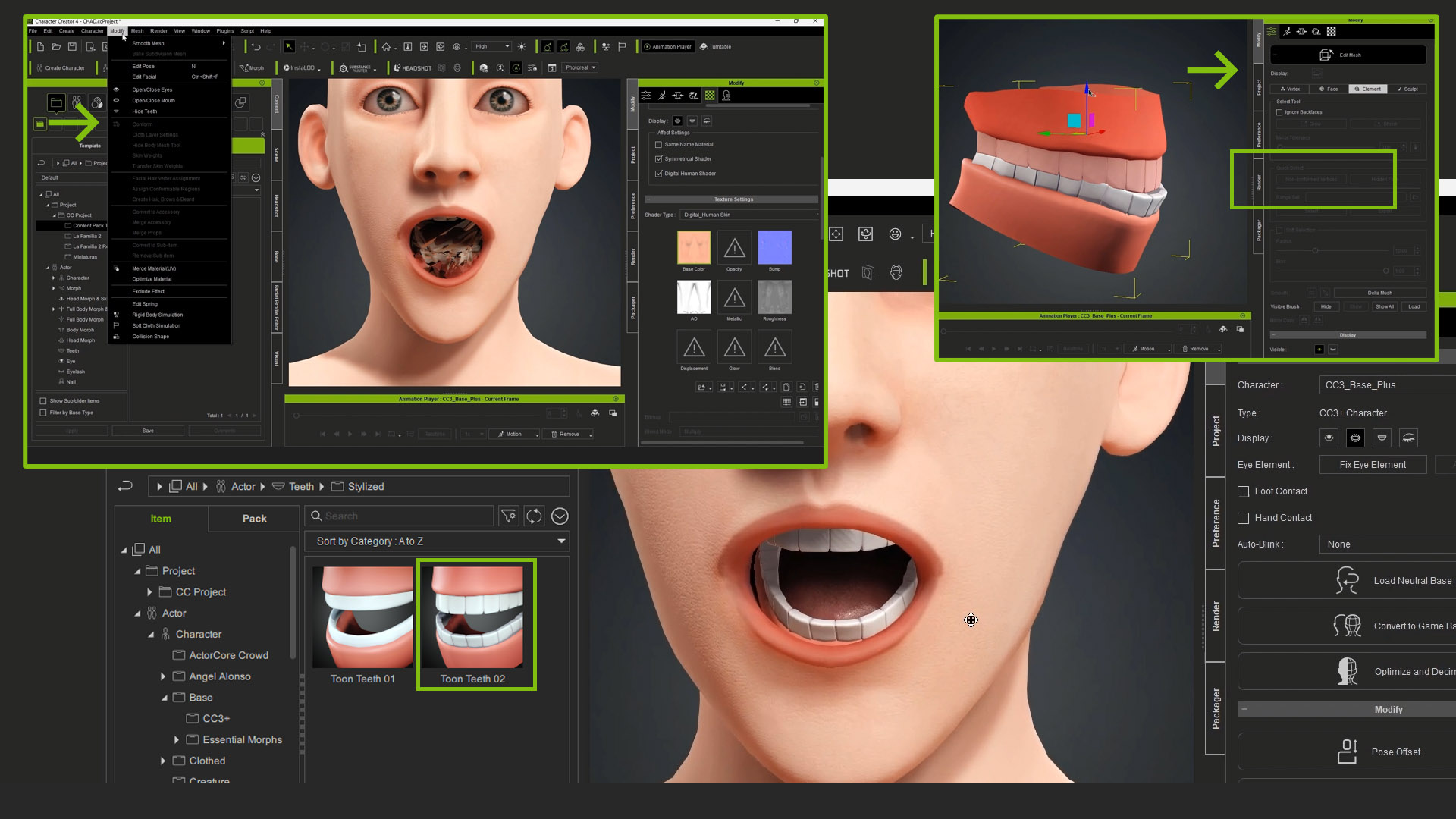 Character Creator Workflow with ZBrush - PART 1 | CC Content ...