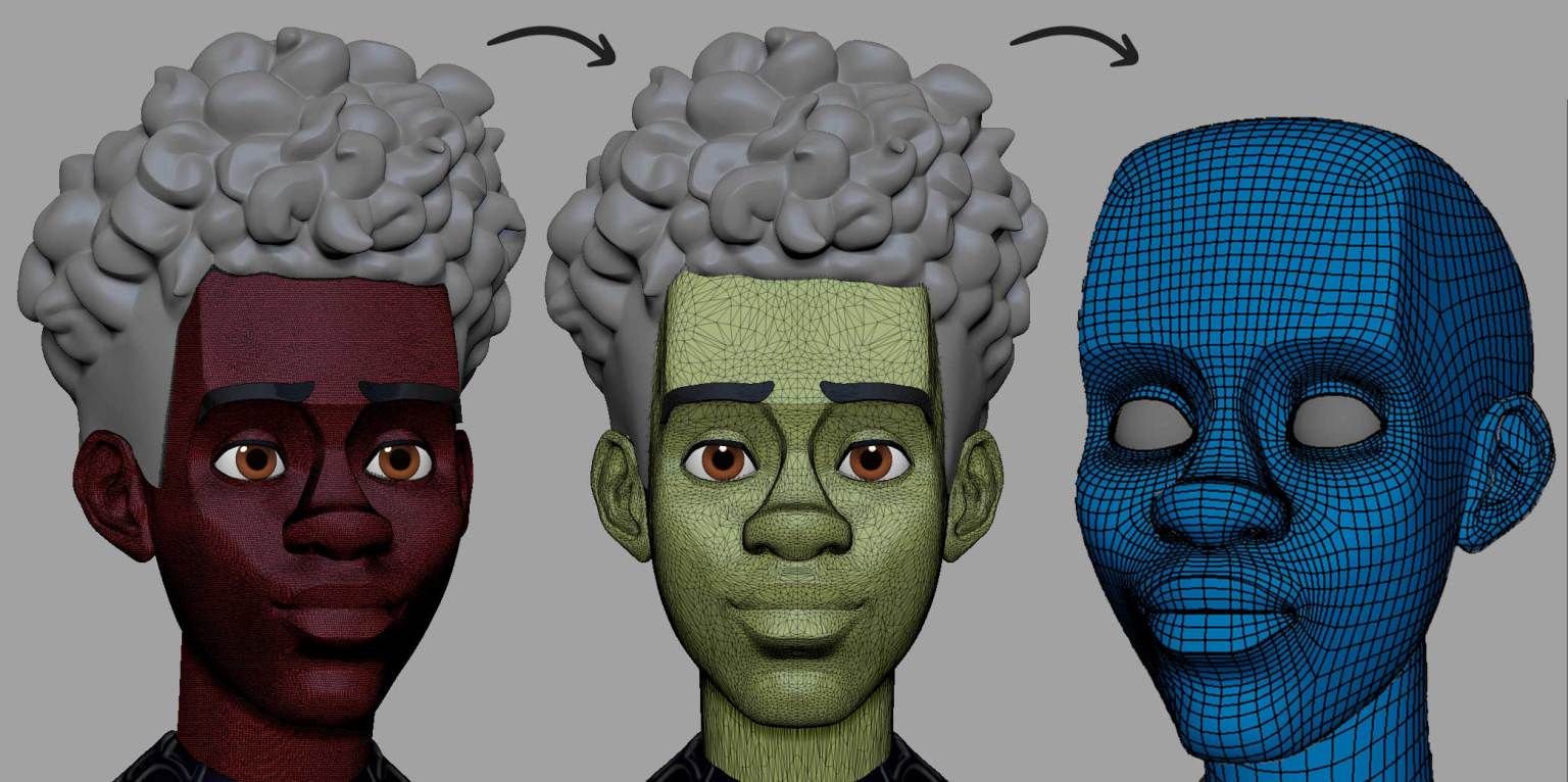 The Making of Miles Morales | Transforming 2D concept into 3D model ...
