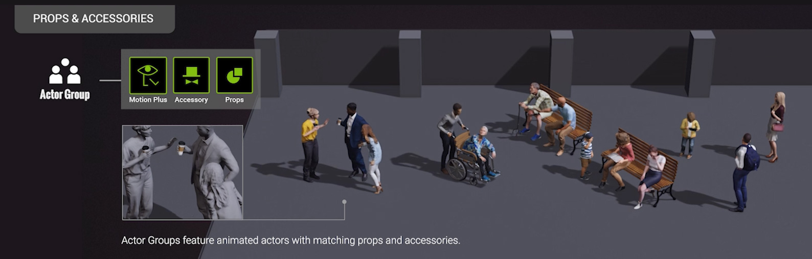 Crowd Sim: Social Group Bundle Review - Reallusion Magazine