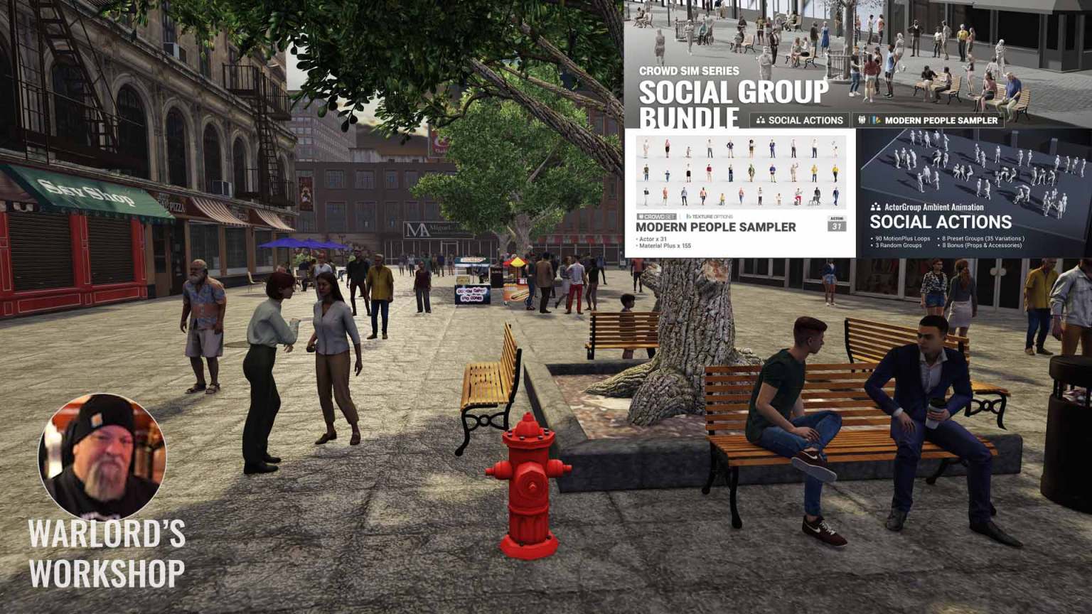 Crowd Sim: Social Group Bundle Review - Reallusion Magazine