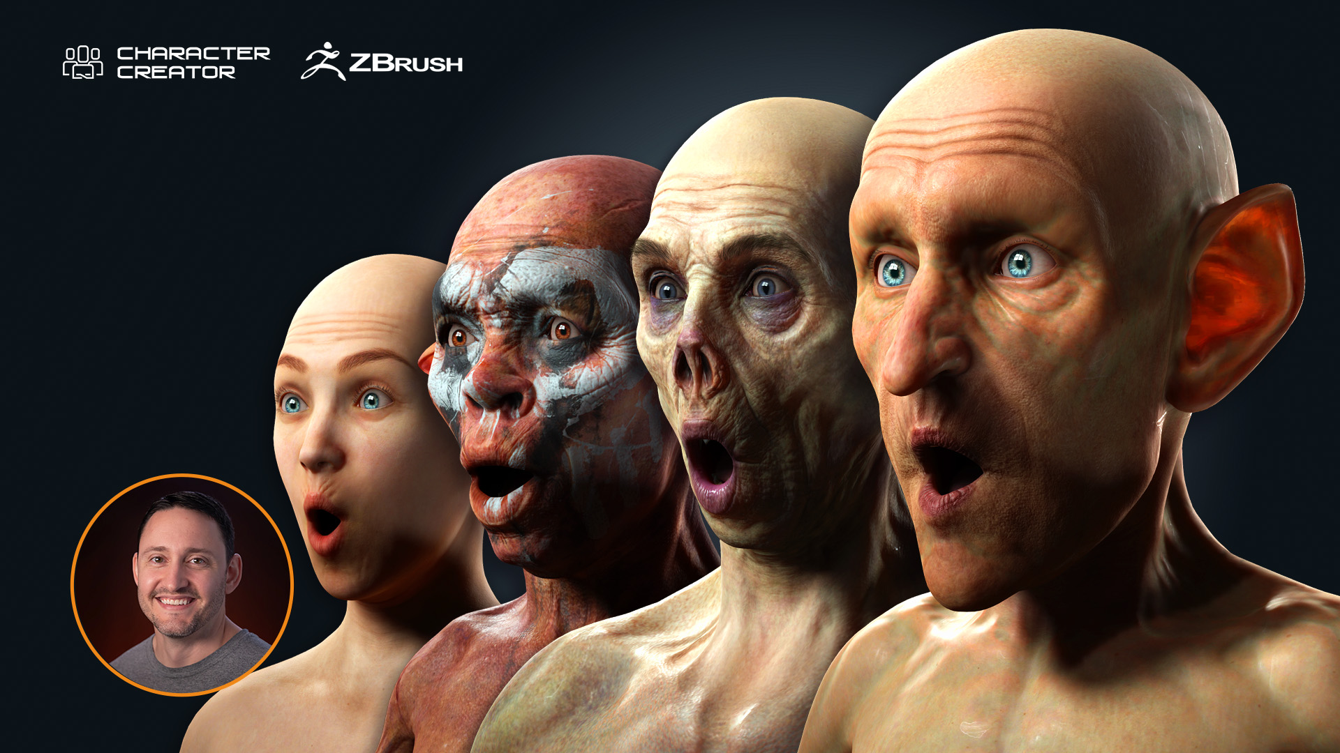 Adding Expression & Wrinkle to GoZ Model - ZBrush Face Tools ...