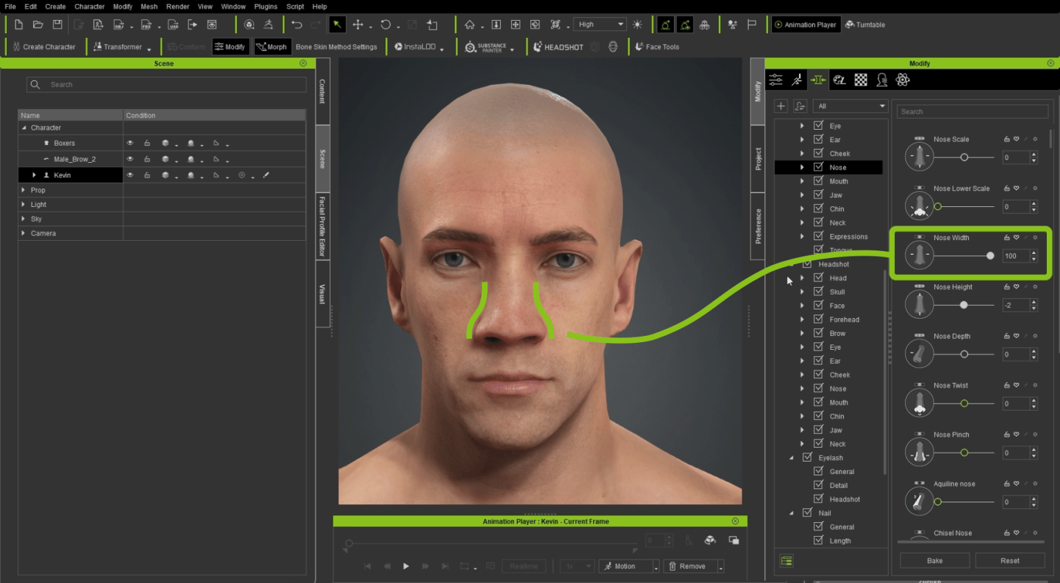 Easy Facial Rig in ZBrush with Face Tools (1/4): Concept & Setup ...