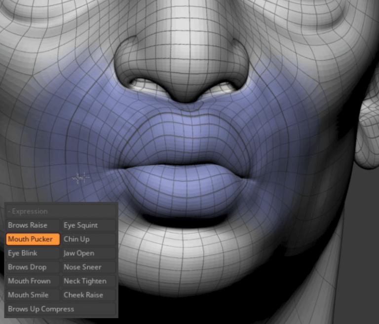 Easy Facial Rig in ZBrush with Face Tools (3/4): Expressions & Wrinkles - Reallusion Magazine