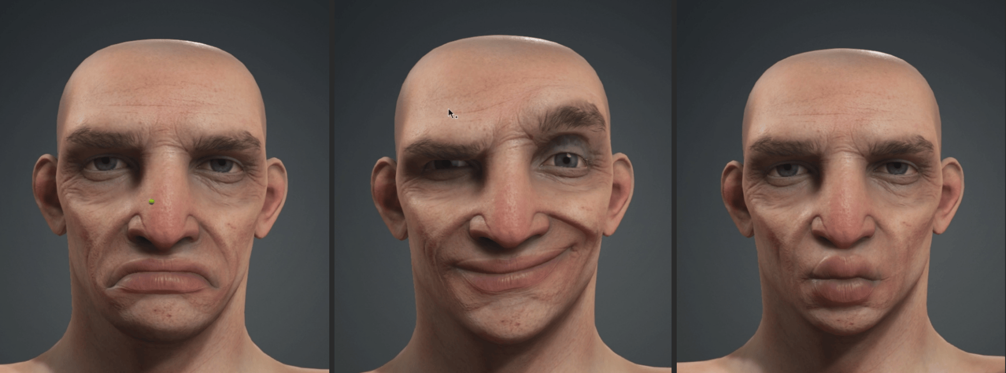 Easy Facial Rig in ZBrush with Face Tools (3/4): Expressions & Wrinkles ...