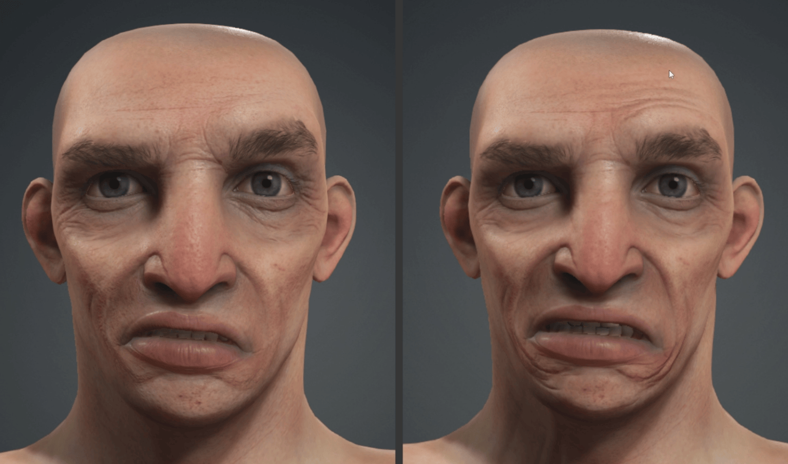 Easy Facial Rig in ZBrush with Face Tools (3/4): Expressions & Wrinkles ...