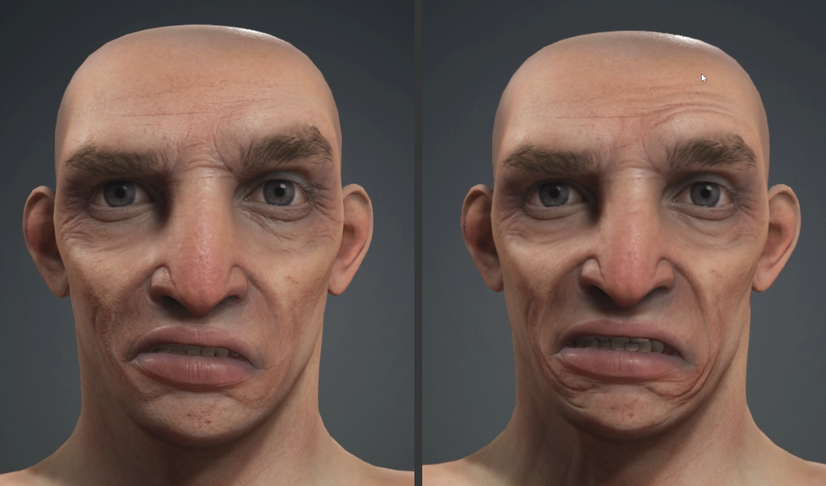 Easy Facial Rig in ZBrush with Face Tools (3/4): Expressions & Wrinkles ...