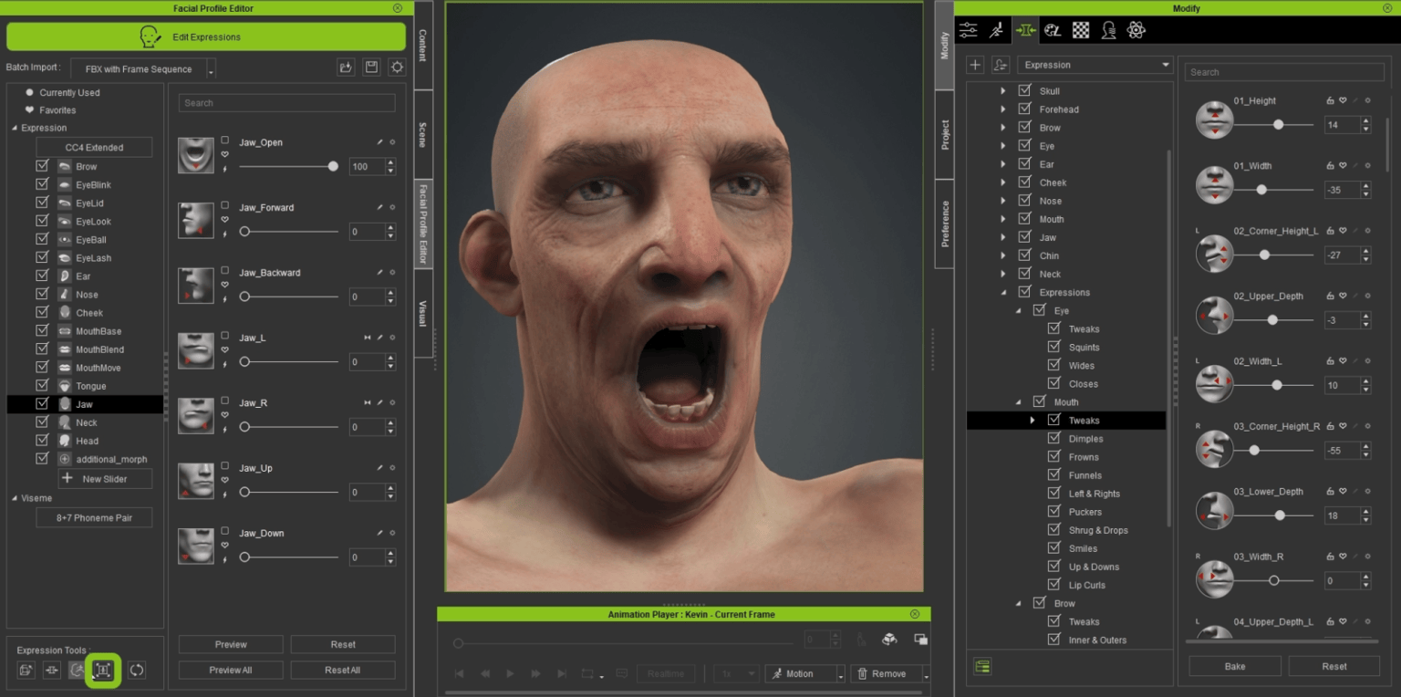 Easy Facial Rig in ZBrush with Face Tools (4/4): Animated Demo - Reallusion Magazine