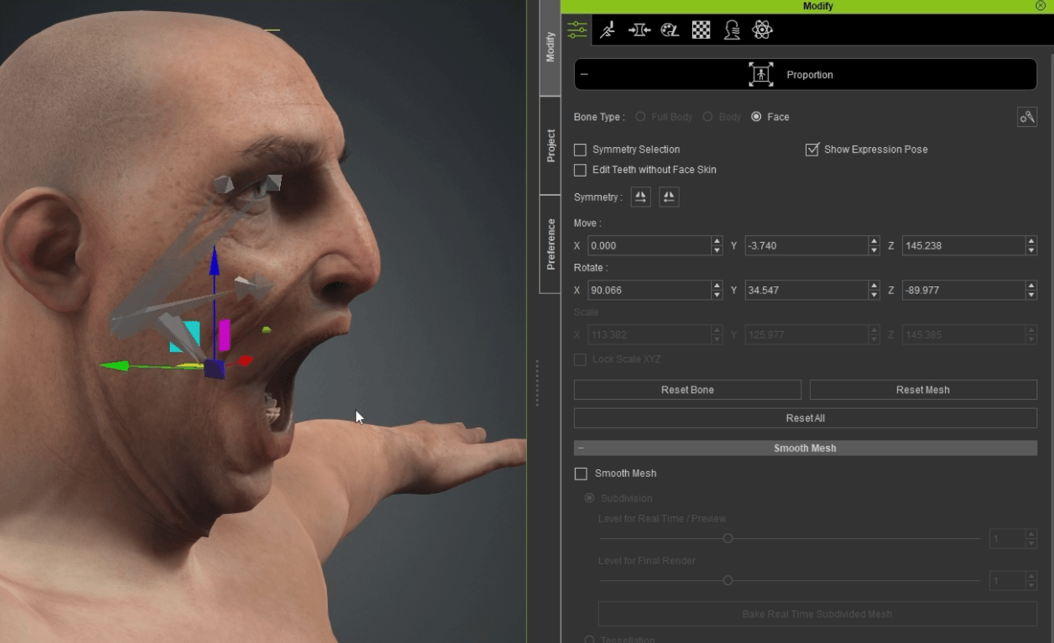 Easy Facial Rig in ZBrush with Face Tools (4/4): Animated Demo ...