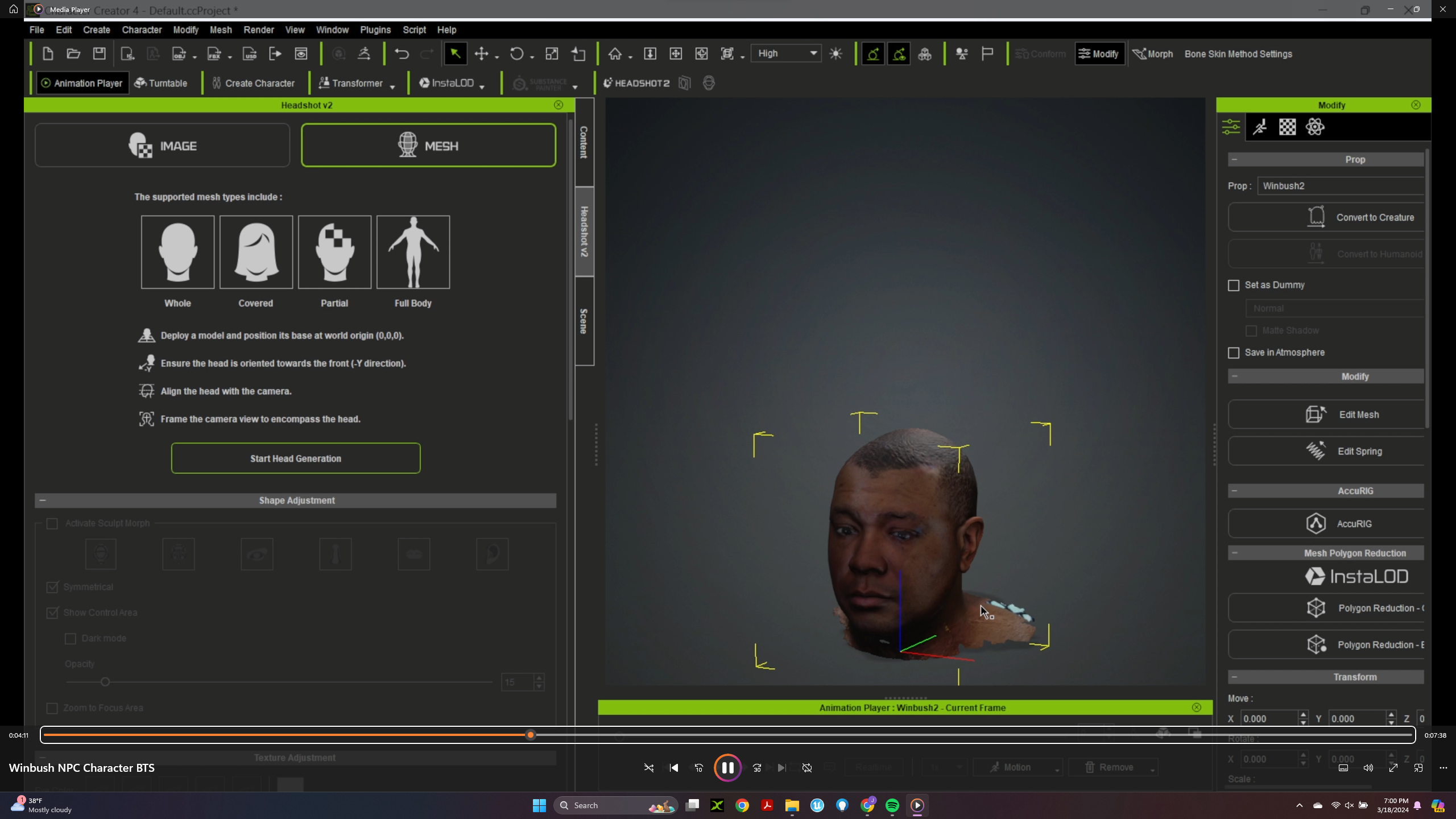 Creating My Digital Self Into A Game Character To Use In Fortnite ...