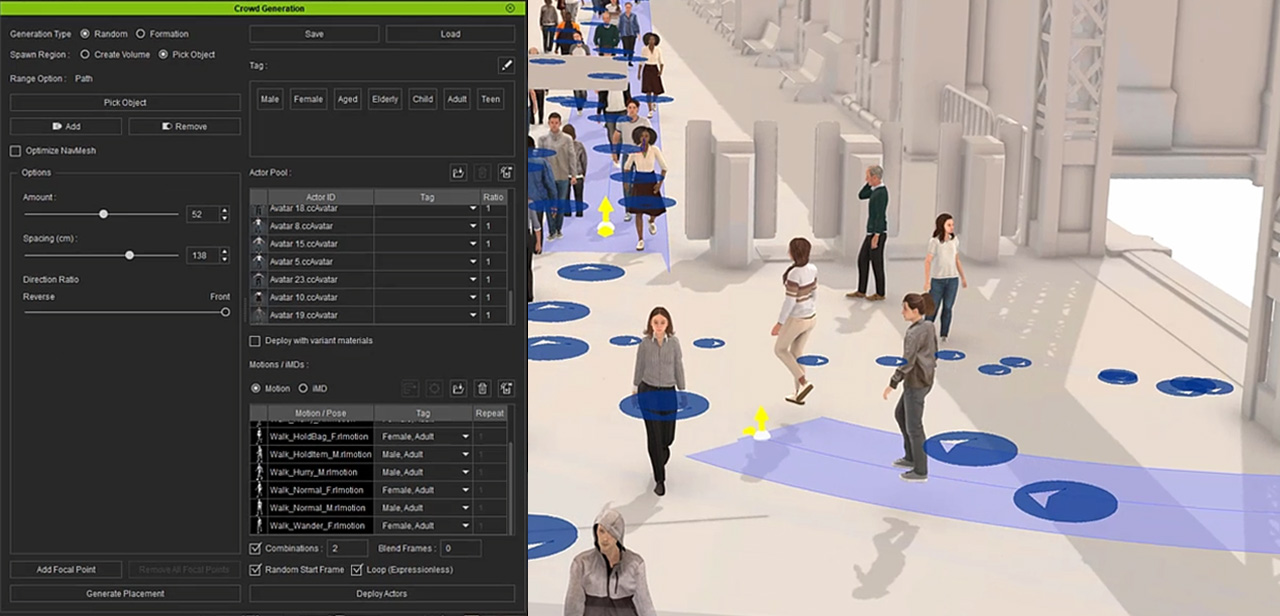 AI Empowers Impressive Crowd Simulation in iClone - Reallusion Magazine