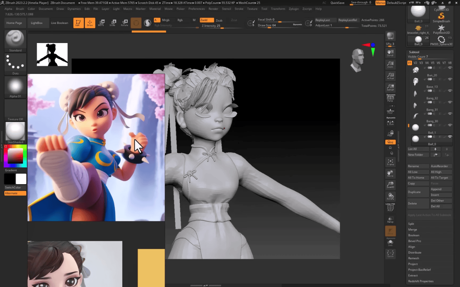 Create Pixar-Styled Street Fighter Chun Li using Character Creator ...