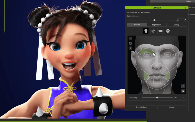 Create Pixar-Styled Street Fighter Chun Li using Character Creator ...