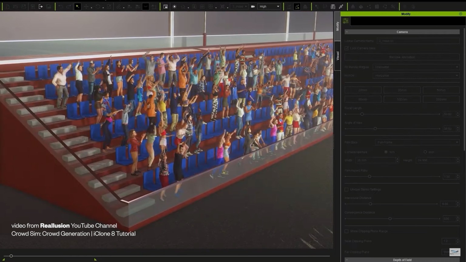 Populating a futuristic KitBash3D City with iClone Crowd Simulation ...