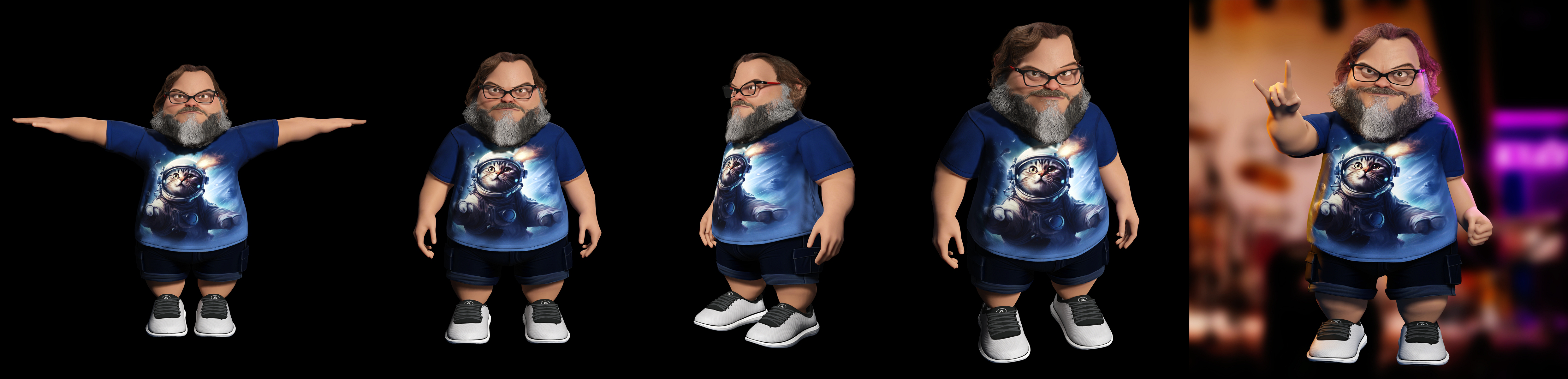 Animating Expressive Jack Black: CC ZBrush Face Tools & iClone ...