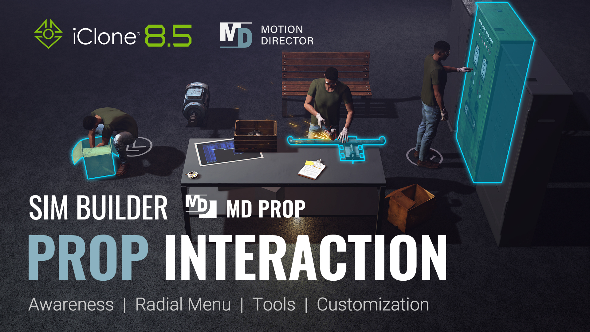 iClone 8.5 Free Update: SIM Builder with Prop Interaction & Smart ...