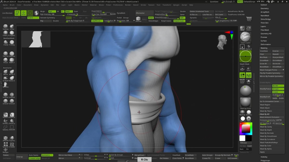 Winner Select - Secrets revealed for Hammer Jack ZBrush AccuRIG workflow - Reallusion Magazine