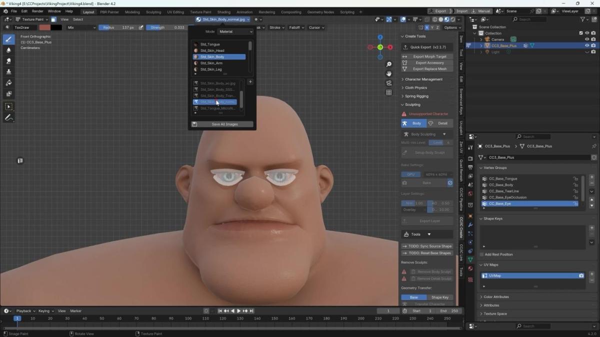 Creating a Stylized 3D Viking with Ease using CC4 and Blender Auto Setup - Reallusion Magazine