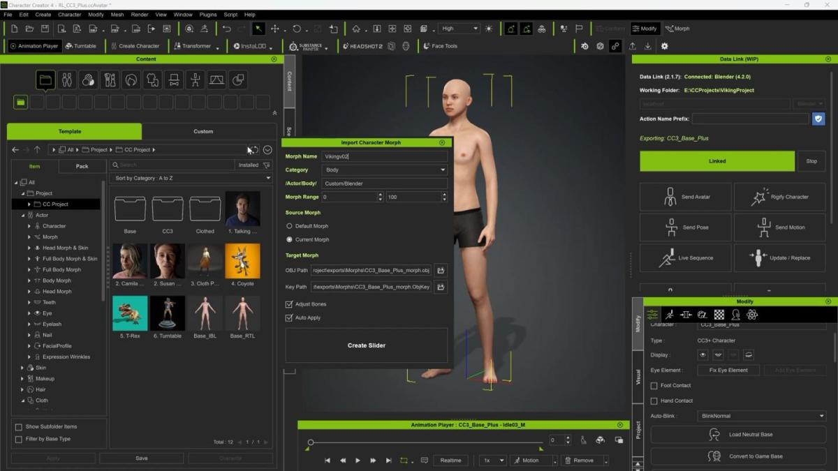 Creating a Stylized 3D Viking with Ease using CC4 and Blender Auto Setup - Reallusion Magazine