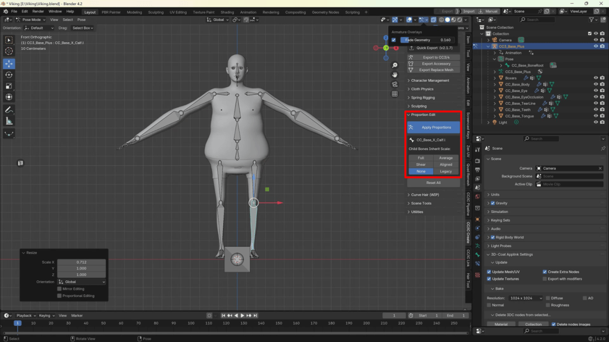 Creating a Stylized 3D Viking with Ease using CC4 and Blender Auto Setup - Reallusion Magazine