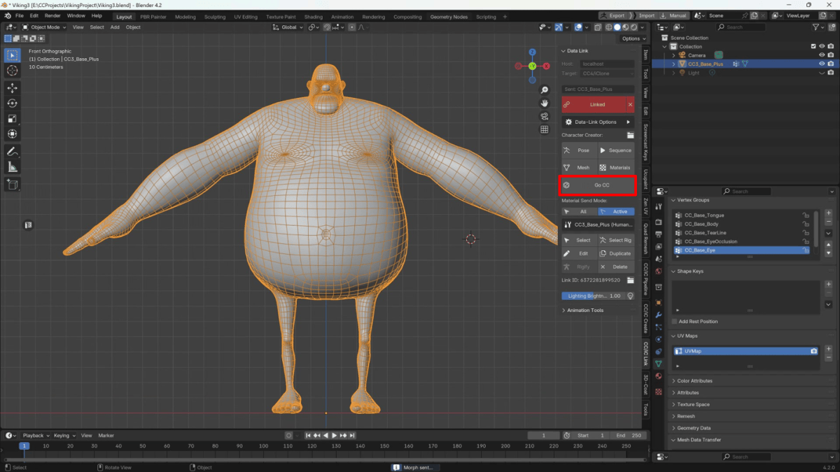 Creating a Stylized 3D Viking with Ease using CC4 and Blender Auto Setup - Reallusion Magazine