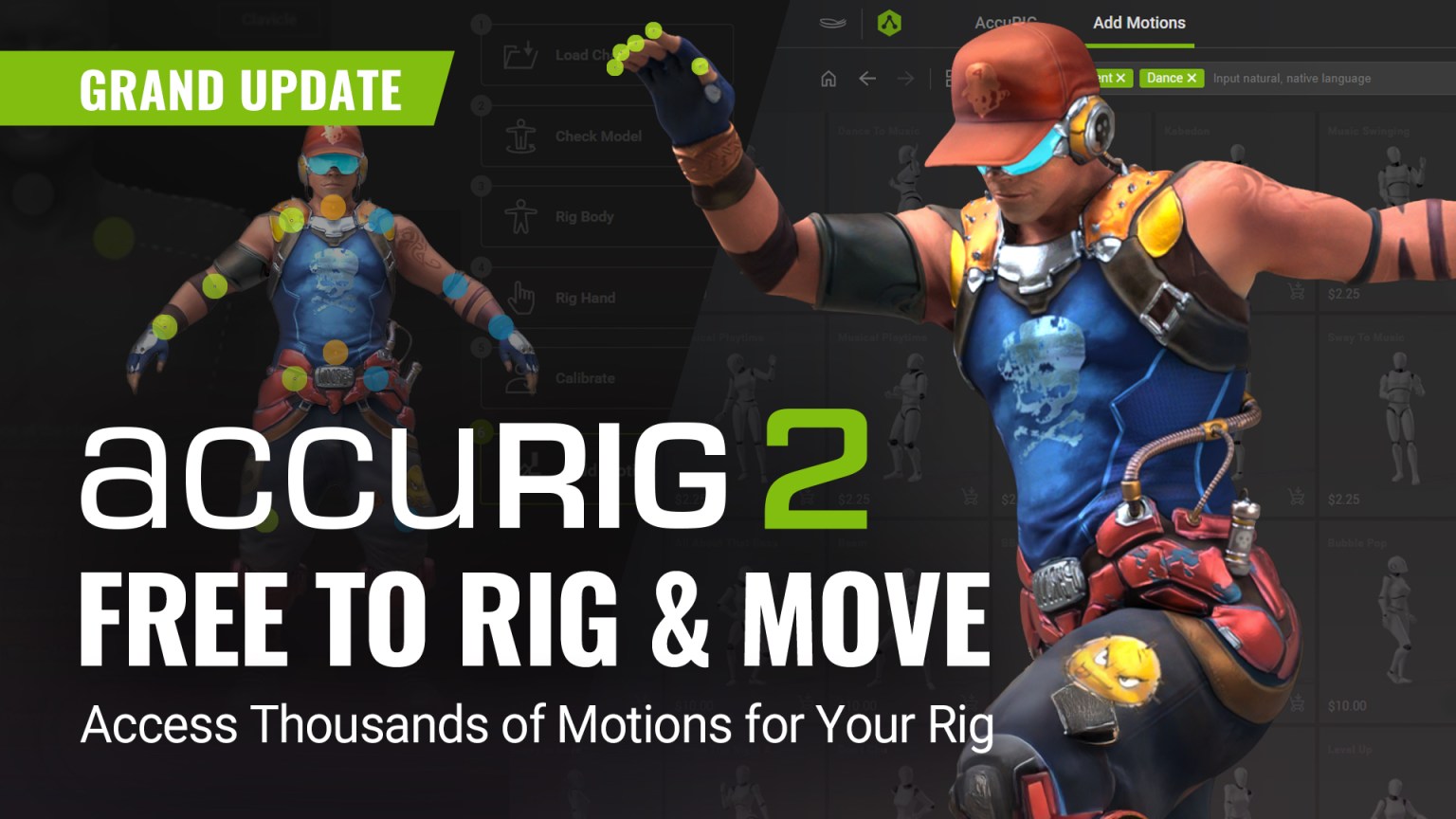 AccuRIG 2 Debuts Direct In-App Access to 4,500+ ActorCore Motions ...