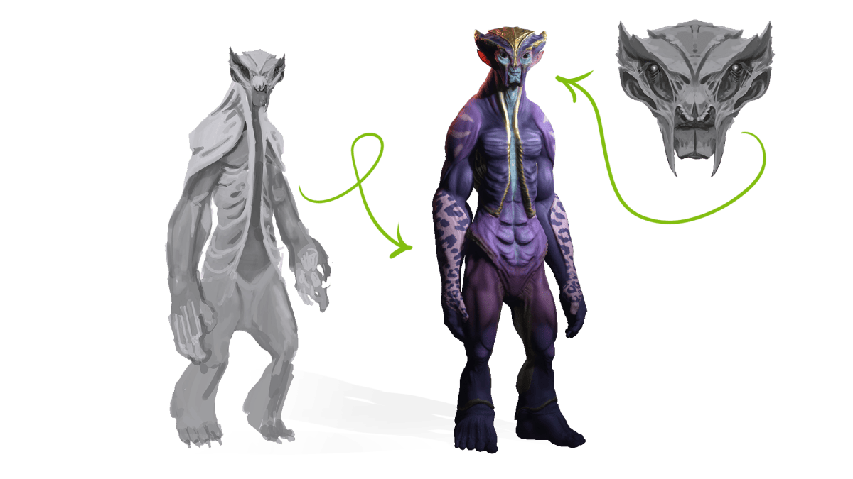 From Concept to Motion-Ready Alien Character: ZBrush and CC5 HD Step-by ...