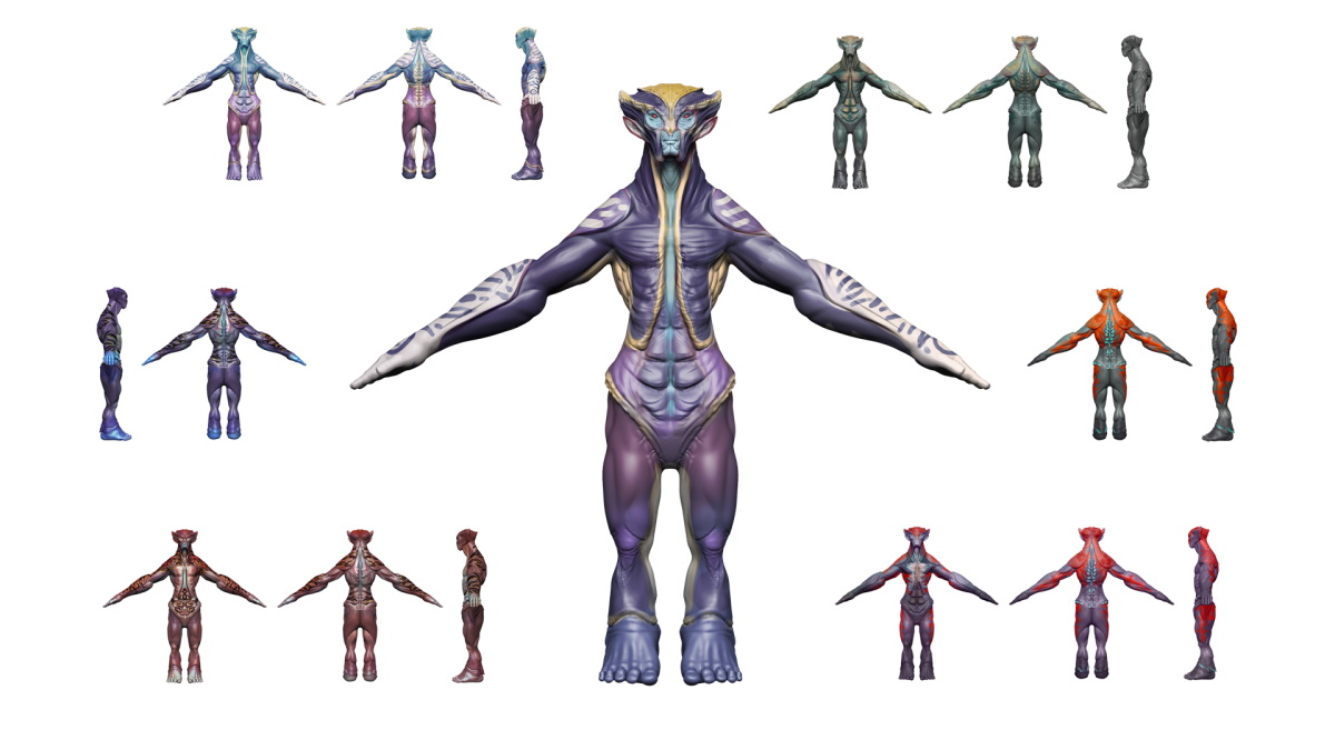 From Concept to Motion-Ready Alien Character: ZBrush and CC5 HD Step-by ...