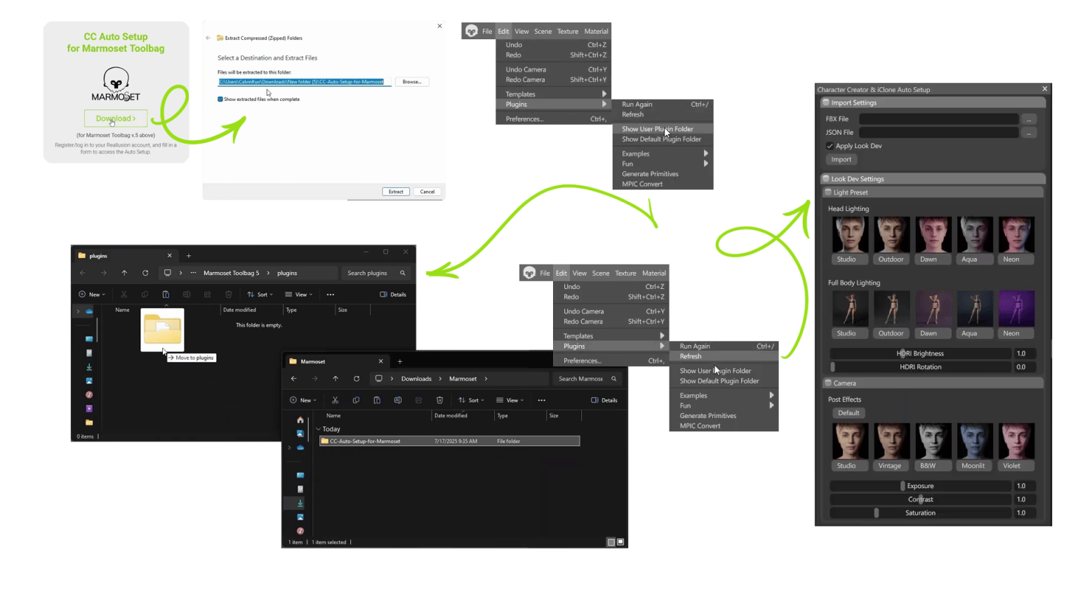 Breathe Life into Your CC5 Characters with Marmoset Toolbag Auto Setup ...