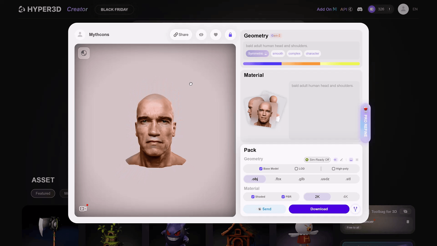 Creating a Stylized Arnold Schwarzenegger 3D Caricature with CC5 ...
